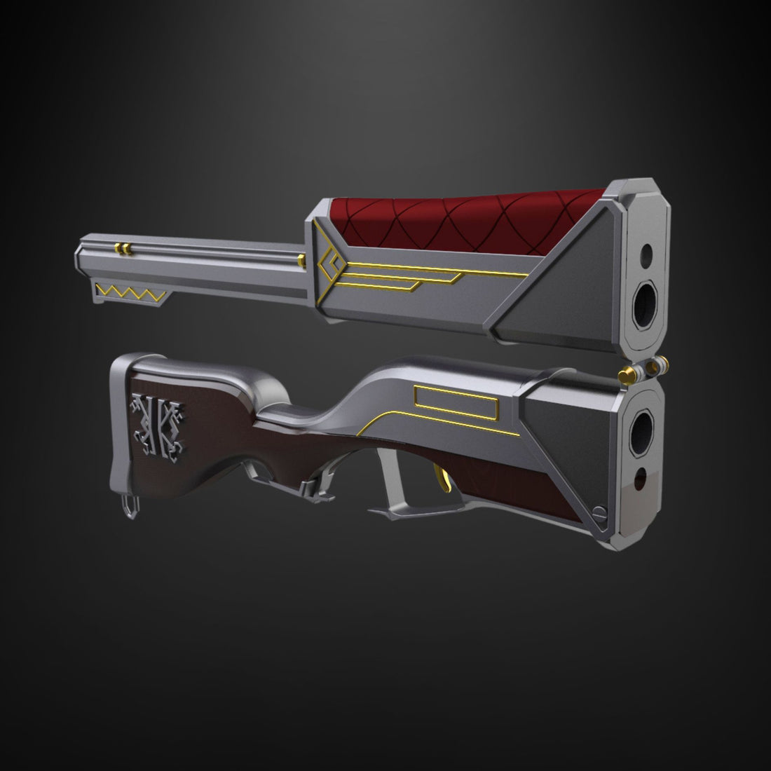 Arcane: Caitlyn's Folding Rifle - Prop or Replica – Props and Pixels