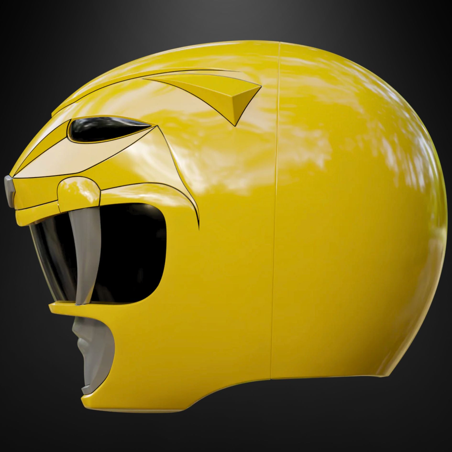 Power Rangers (MMPR): Yellow Ranger Helmet - Prop or Cosplay – Props ...