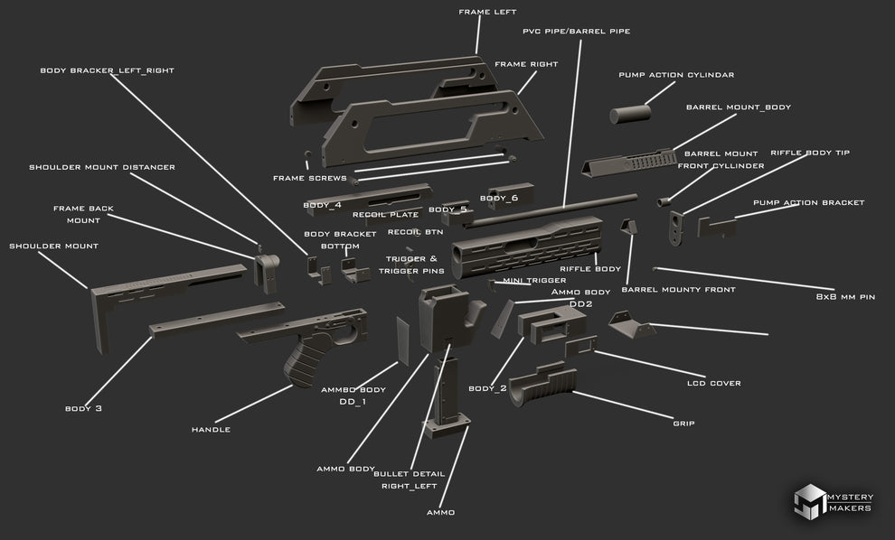 Alien: M41A Pulse Rifle - Prop or Replica (DIY Kit) – Props and Pixels